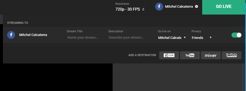 How do I change the privacy of my broadcast? – Lightstream