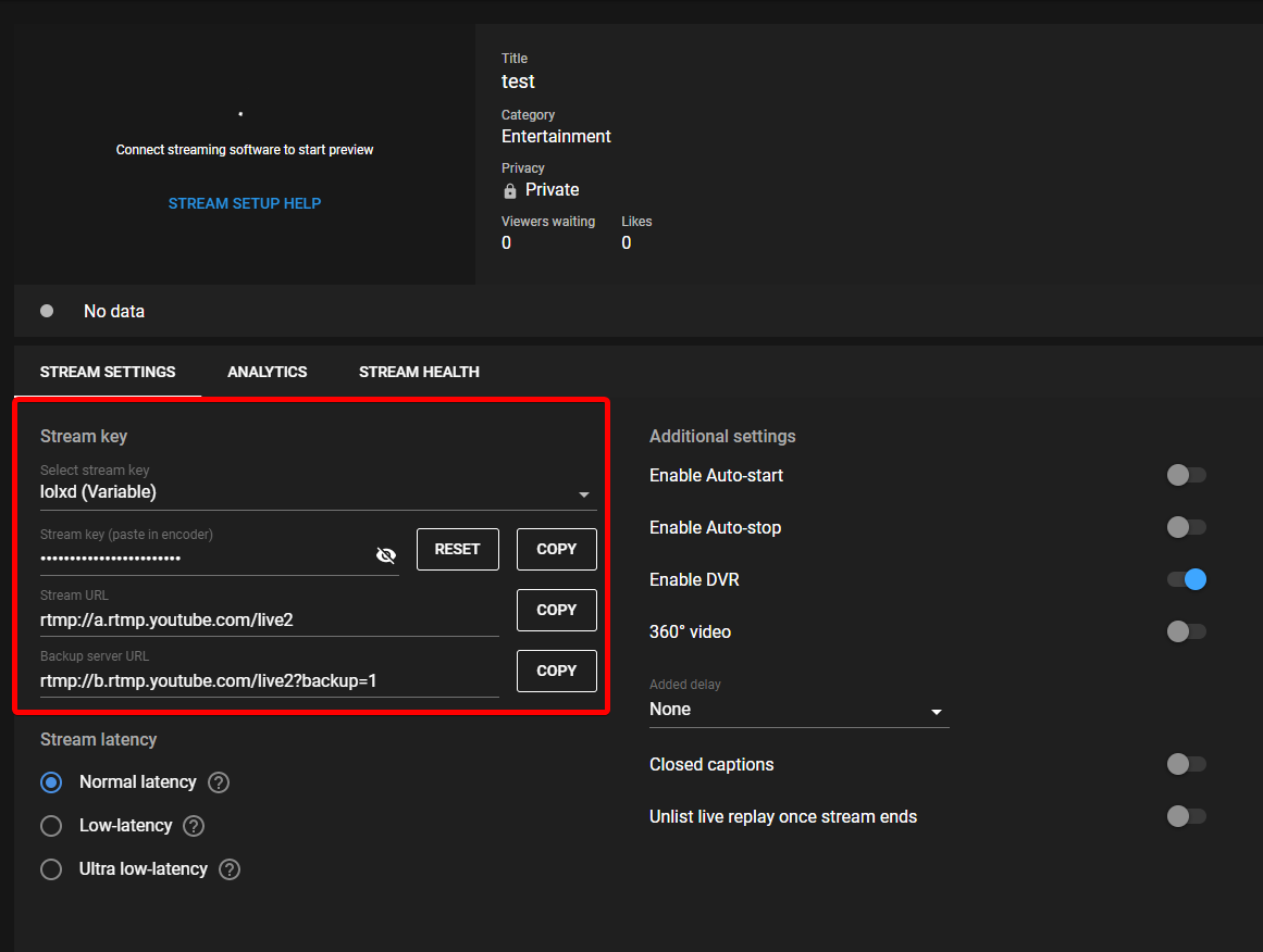 Can I use YouTube's scheduled events/streams with Lightstream Studio ...